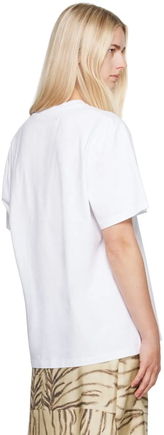 Stella Mccartney Graphic T-Shirt In 9000 Pure White - 60